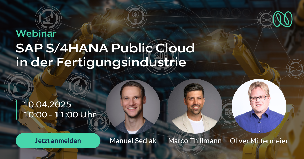 Webinar: SAP S/4HANA Public Cloud für Fertigungsunternehmen | Nagarro